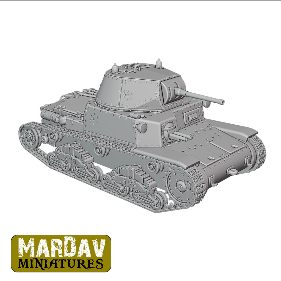 M13/40 Medium Tank (italian) - Etsy