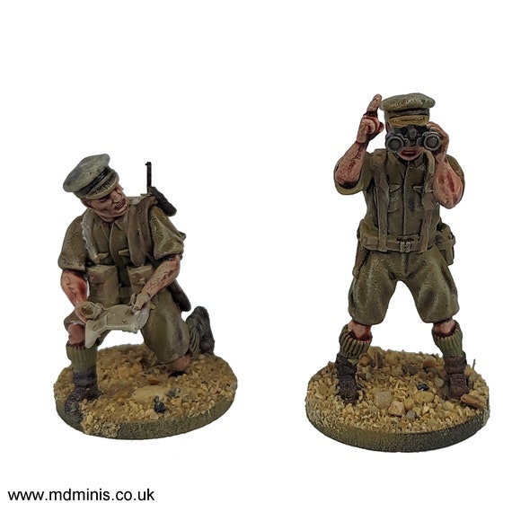 British Forward Observer Team World War Two 28mm/20mm 1/56 - Etsy
