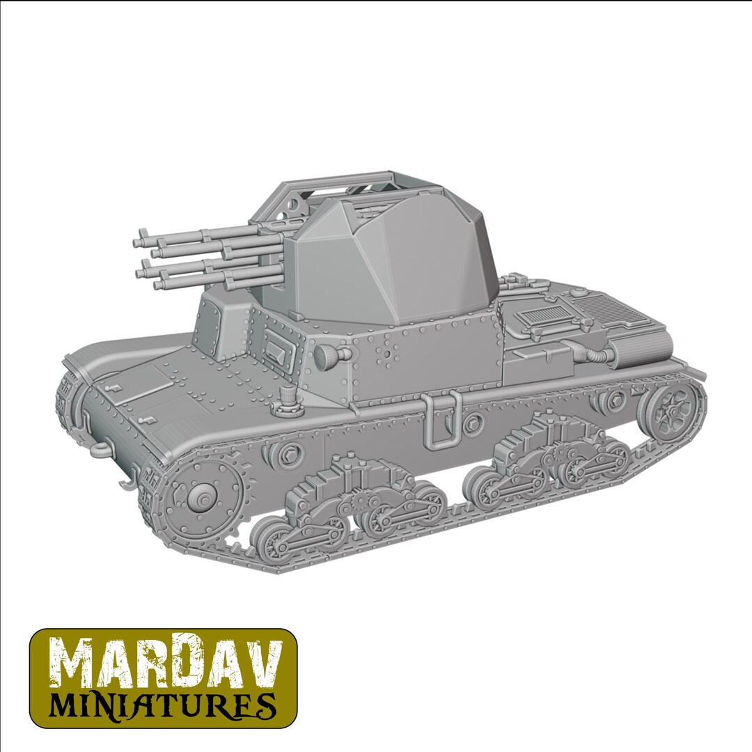 M15/42 AA Tank (italian) - Etsy