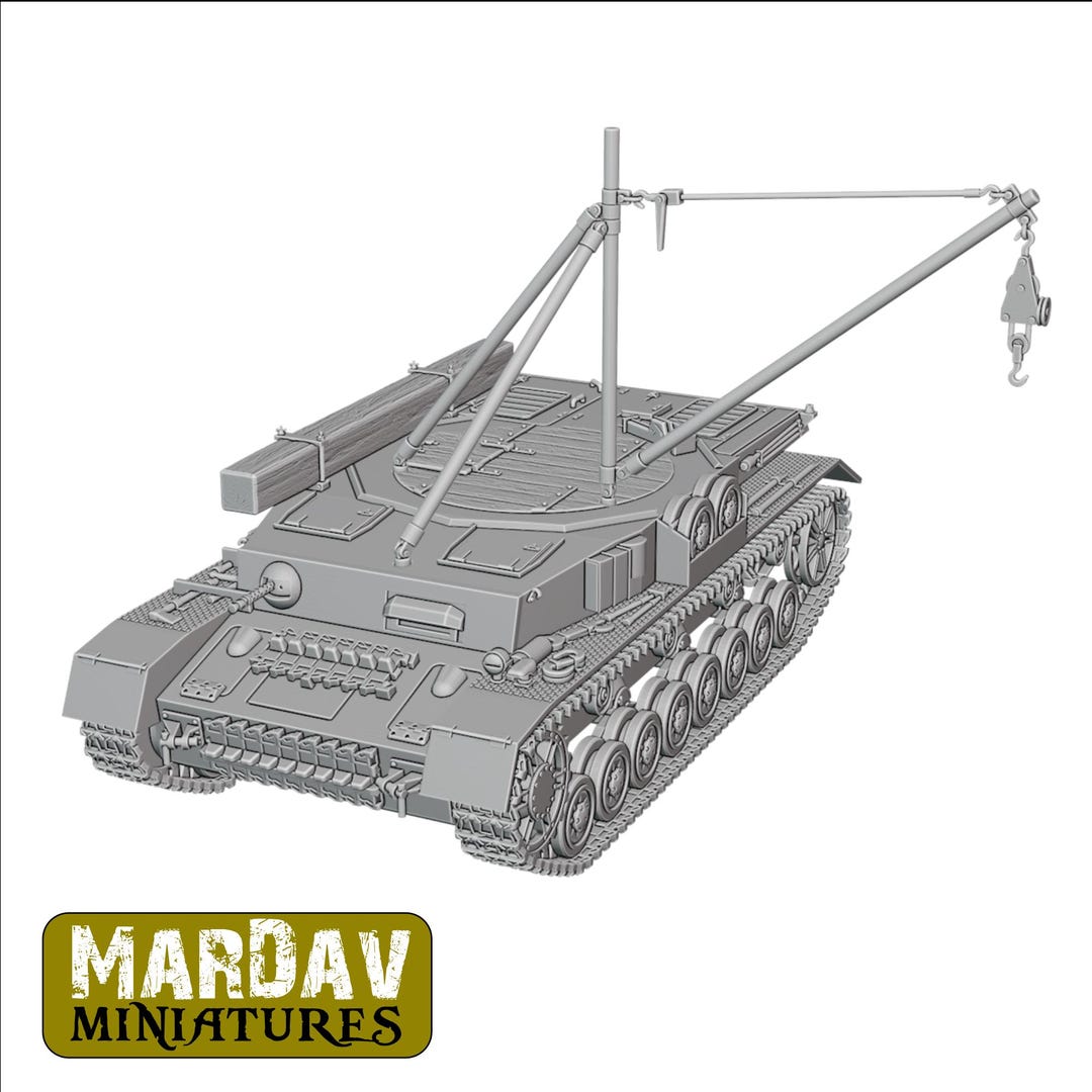 Bergepanzer IV (german) - Etsy