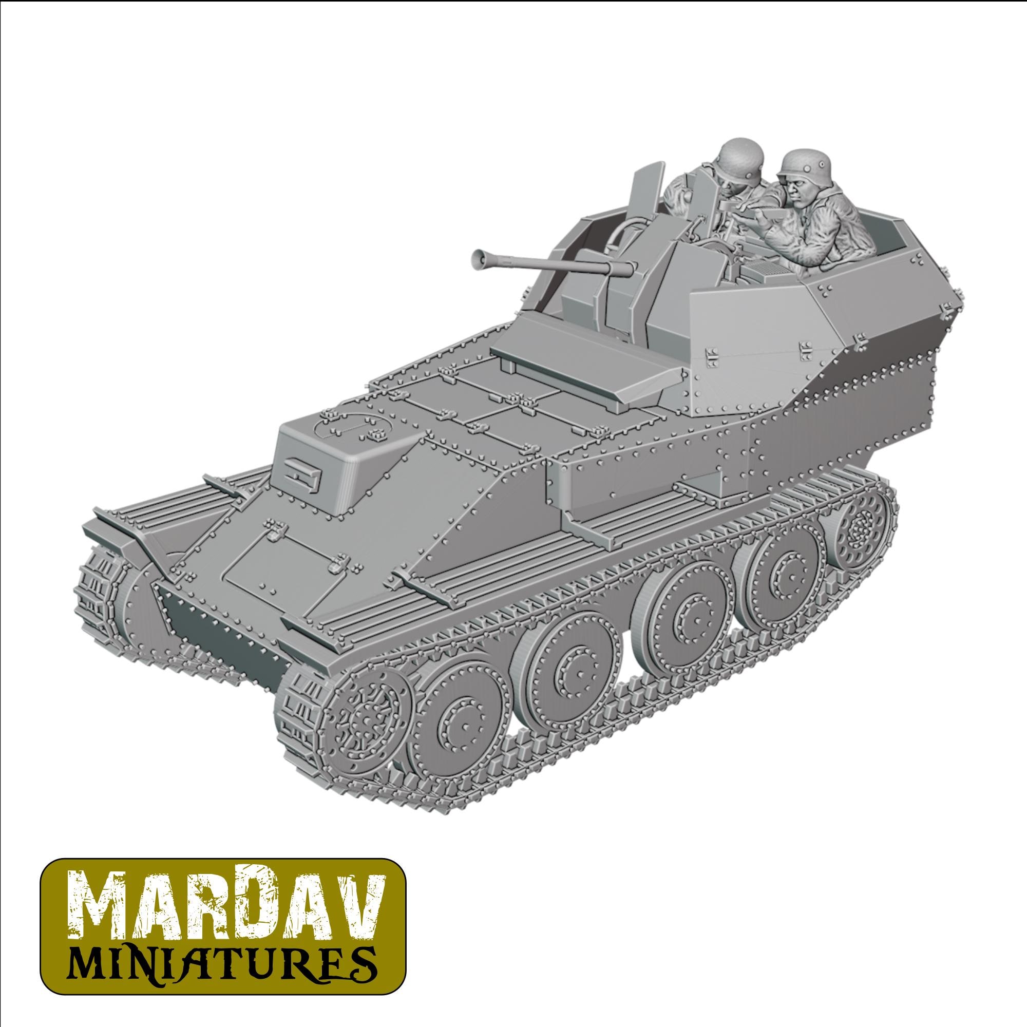 Flakpanzer 38t (german) - Etsy