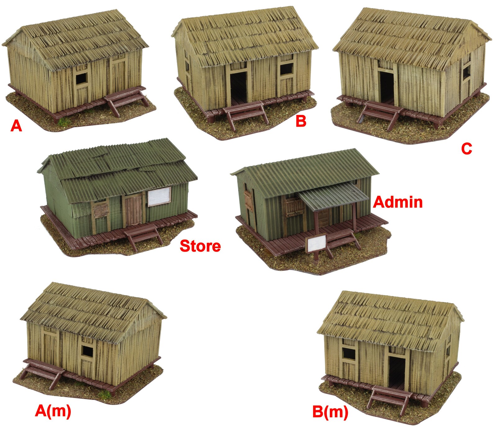 Far East Buildings World War Two 28mm/20mm/15mm 1/56 1/72 - Etsy