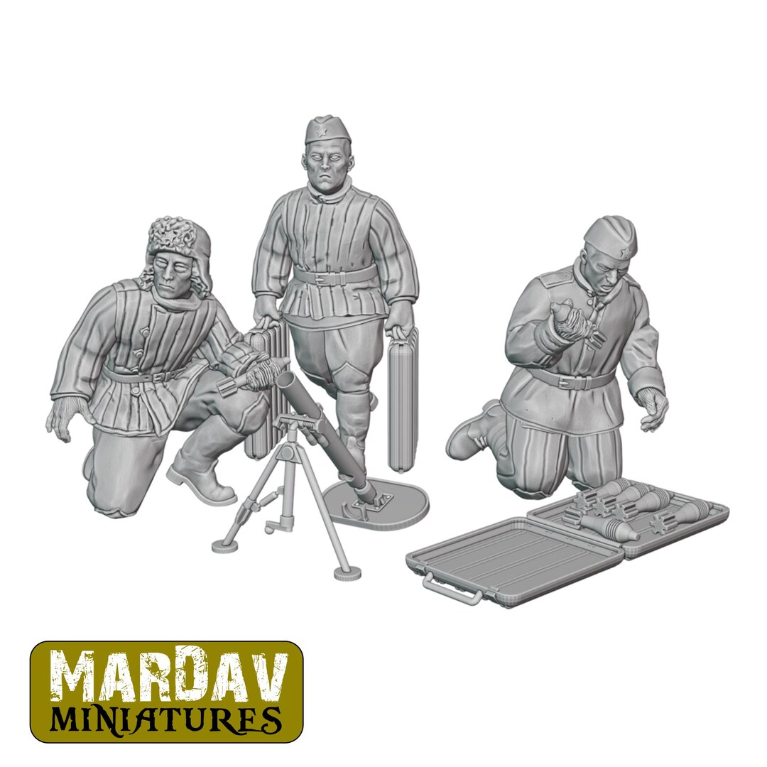 50mm Light Mortar - Firing (soviet) - Etsy