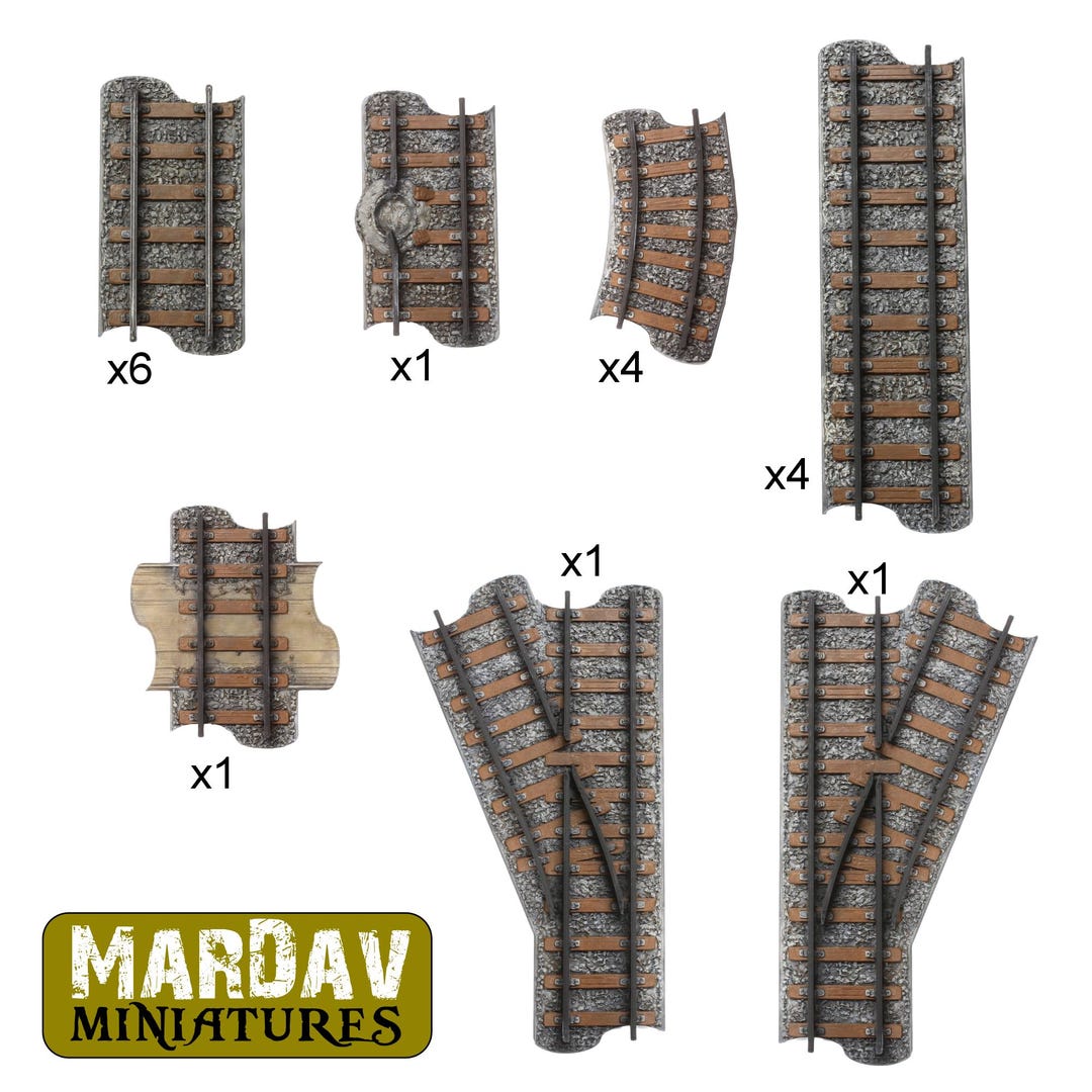 Railway Track - Etsy