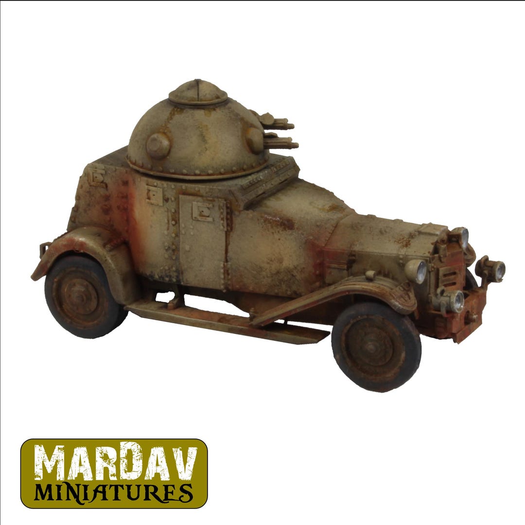 Vickers Crossley Armoured Car (japanese) - Etsy