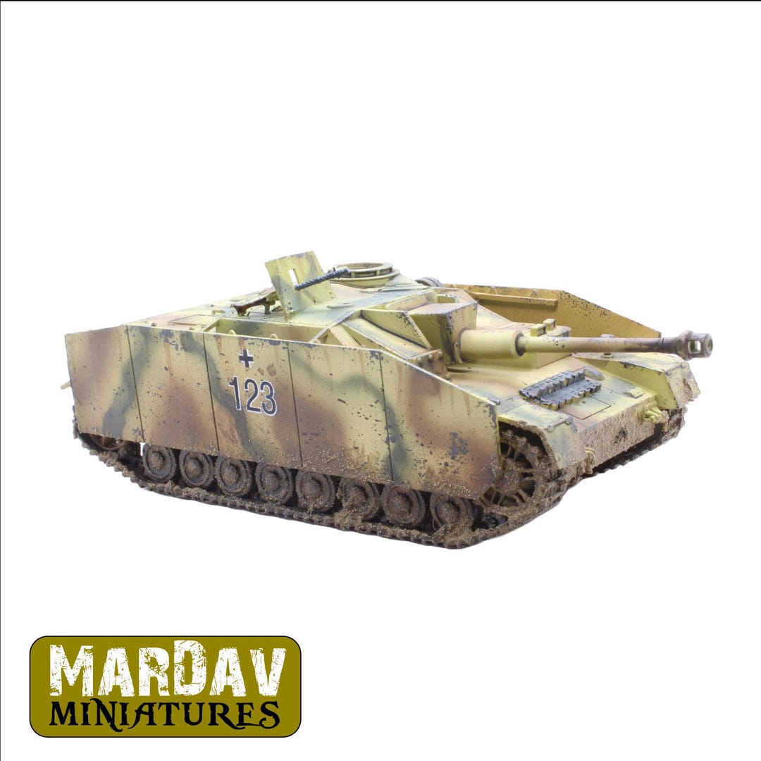 Stug IV Early With Schurzen (german) - Etsy