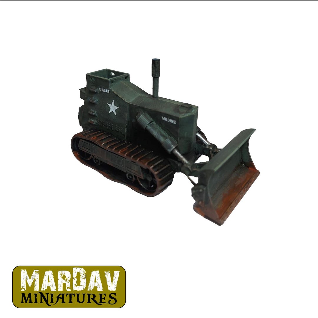D8 Armoured Bulldozer (british) - Etsy