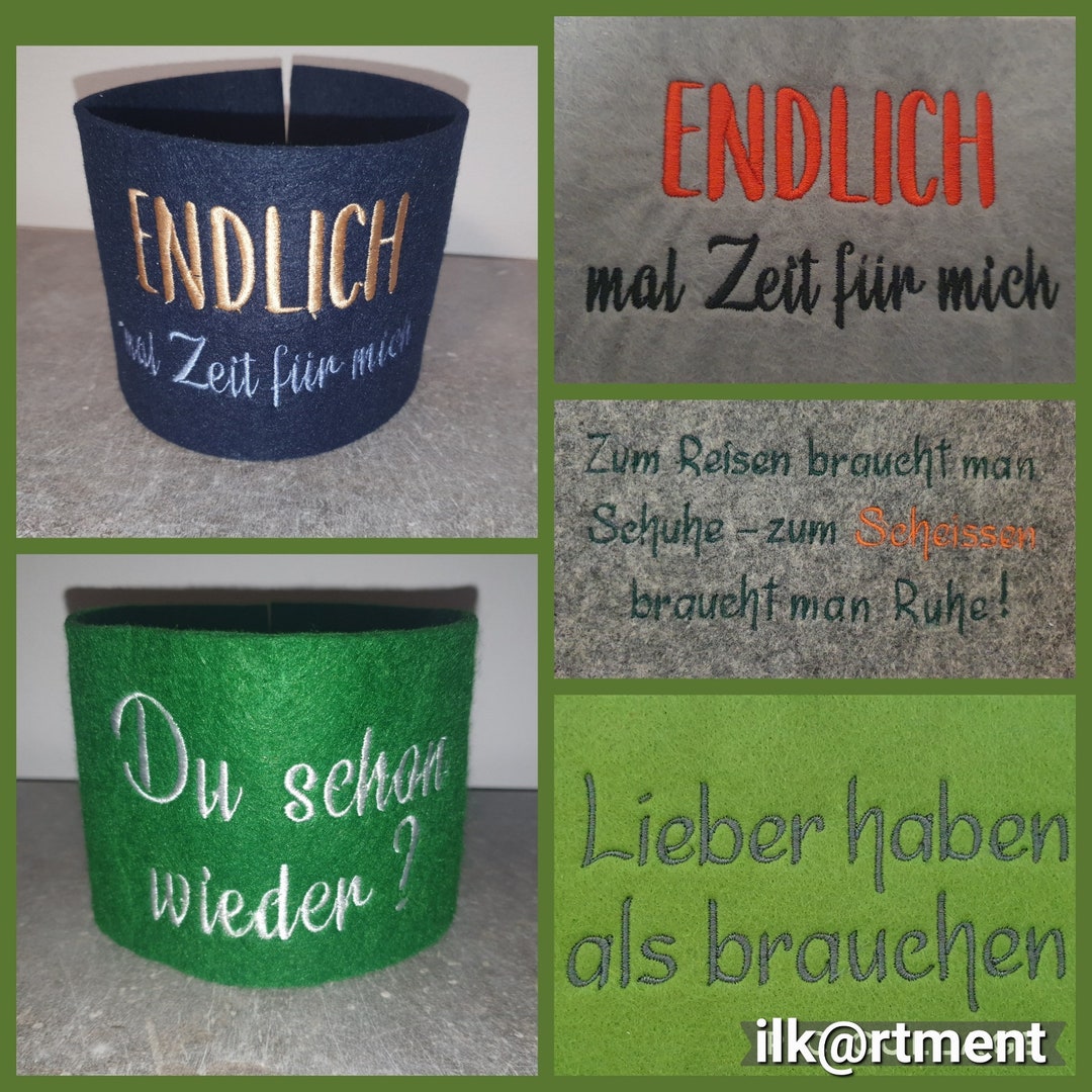 FELT BANDEROLE Toilet Paper Toilet Paper - Etsy