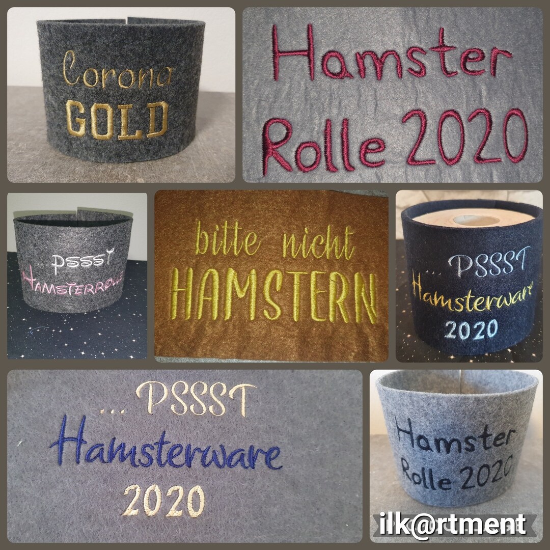 FELT BANDEROLE Toilet Paper Toilet Paper Corona - Etsy