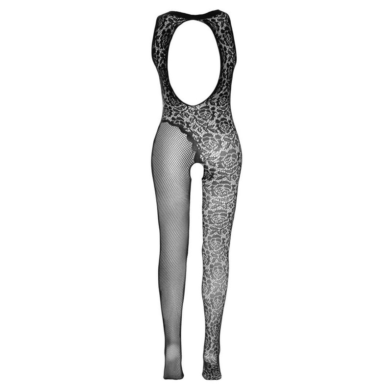 OUVERT Bodystocking ONE SIZE, diverses structures en maille, look ...