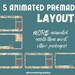 Animated Twitch Overlay Package Artist/crafting Theme - Etsy Canada