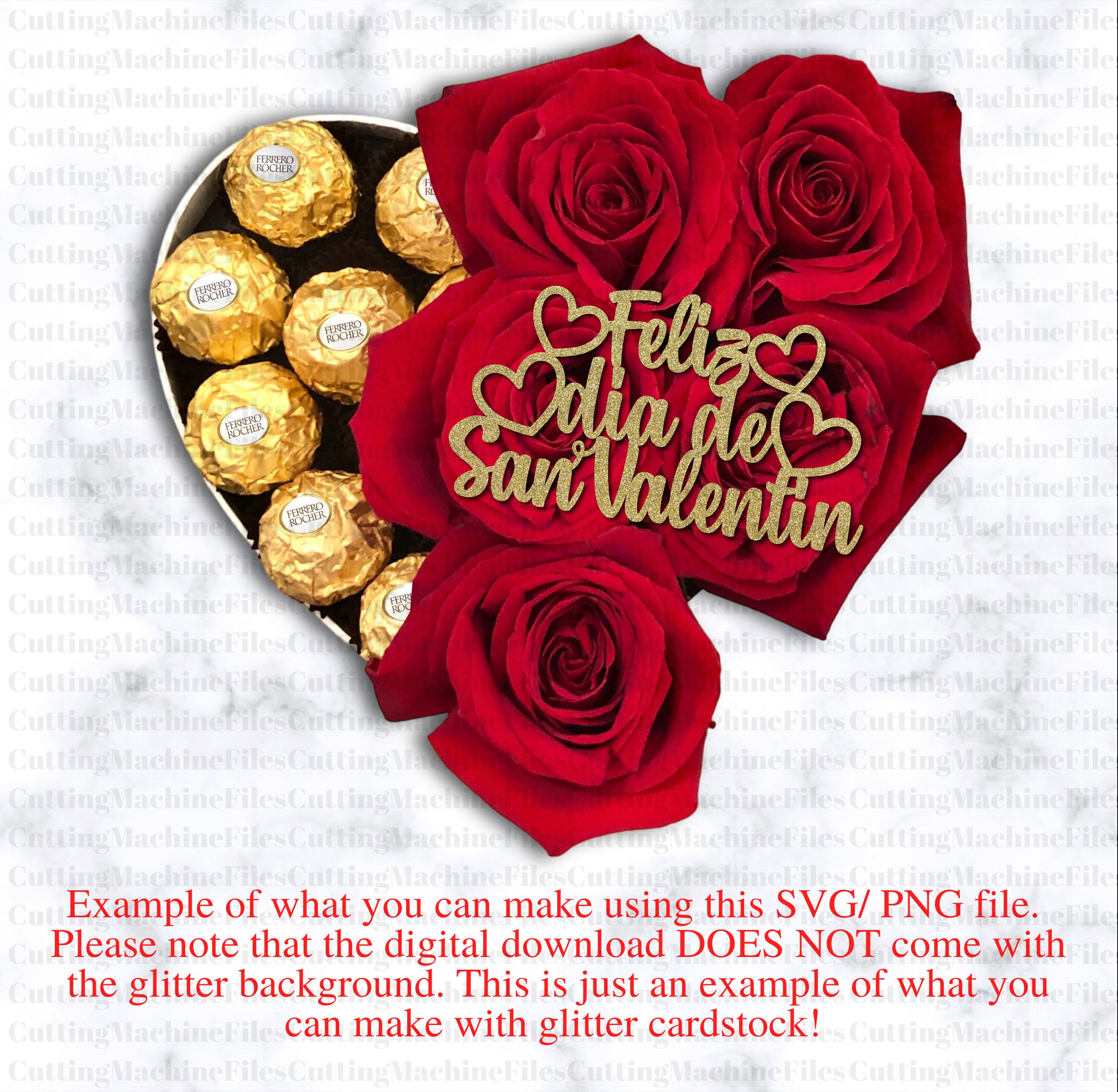 Feliz Dia De San Valentin, Strawberry Box Toppers SVG/PNG, Decoraciones ...