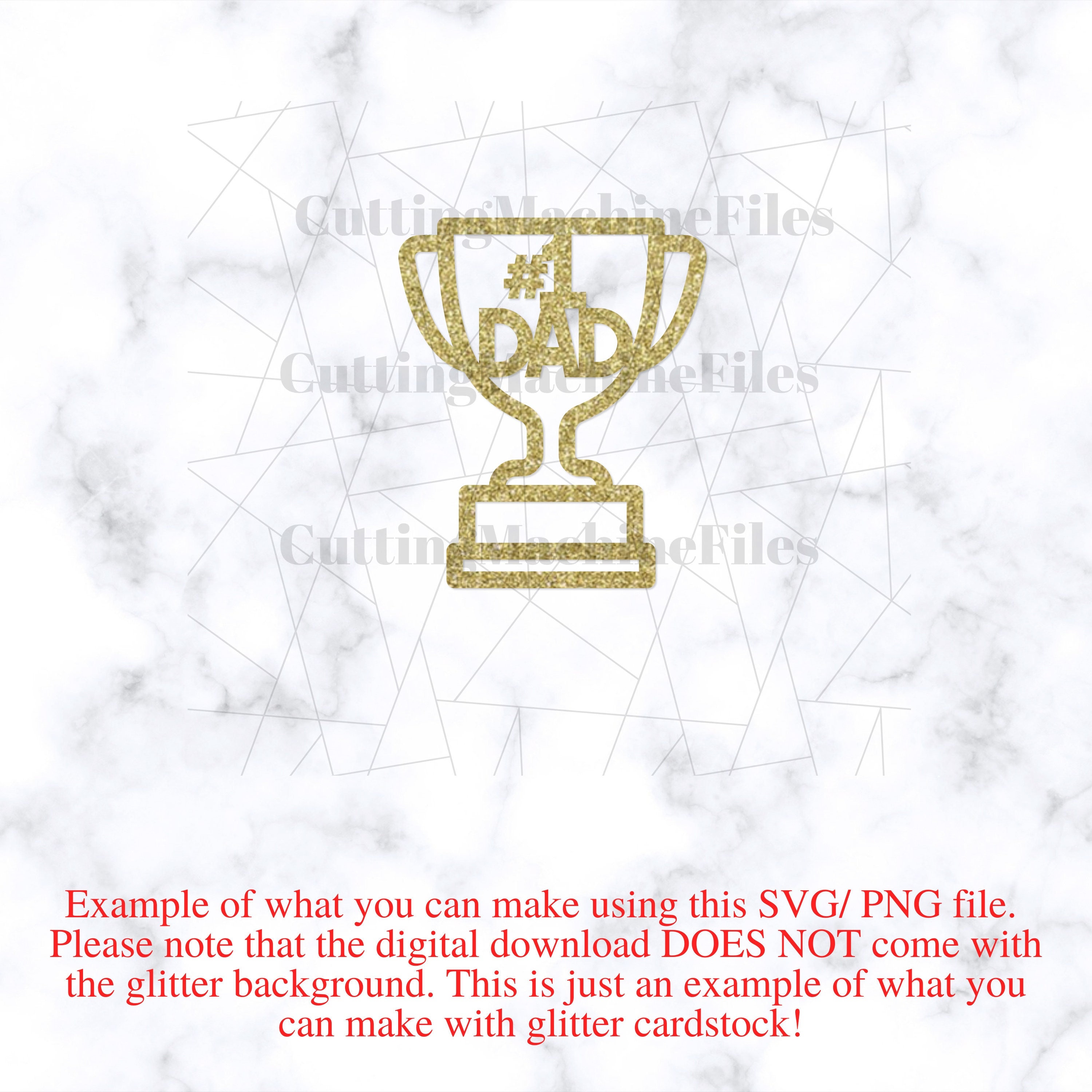 No1 Dad Trophy Svg Pngfathers Day Svg Pngfathers Etsy