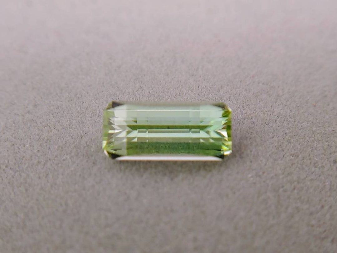 Seafoam Green Tourmaline 3.2ct Custom Precision Cut - Etsy