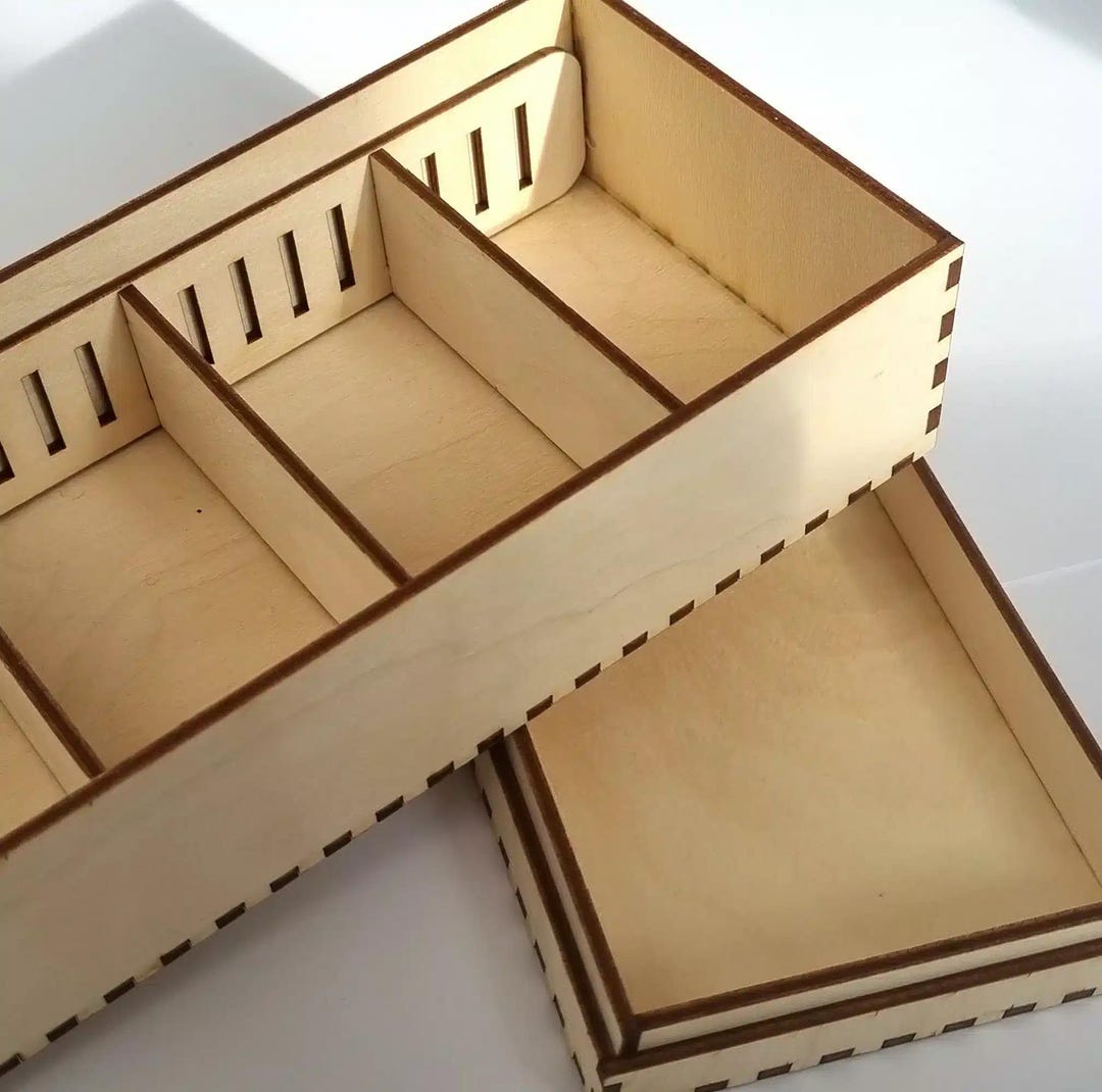 Wooden Index Card Box - Etsy