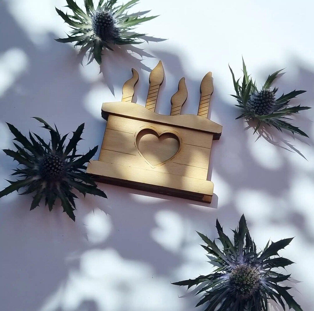 Voucher Packaging Made of Wood cake Lover - Etsy