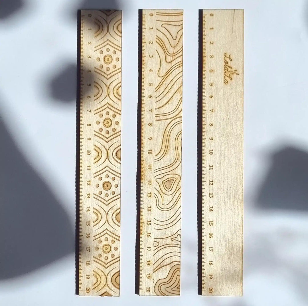 Wooden Ruler 20 Cm syracuse - Etsy