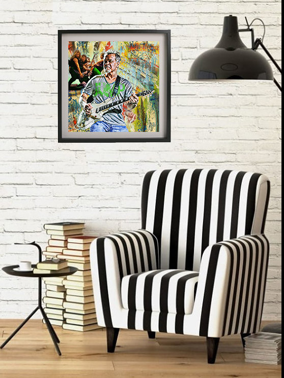 Original LUC BEST, genius Guitar, Giclée, Limited Edition,33 X 49 Cm ...