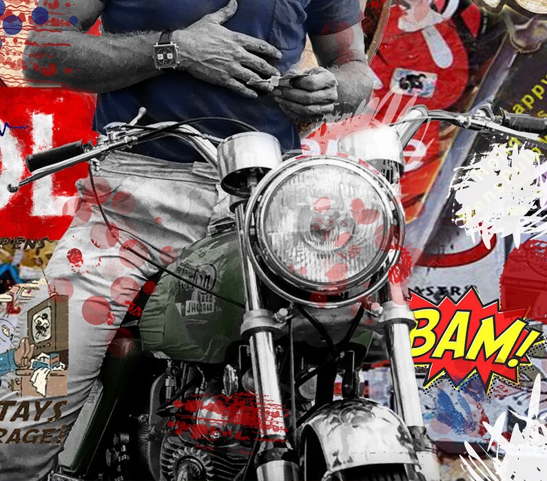 Original LUC BEST, Steve Mcqueen Cool, Giclée, Limited Edition,33 X 49 ...