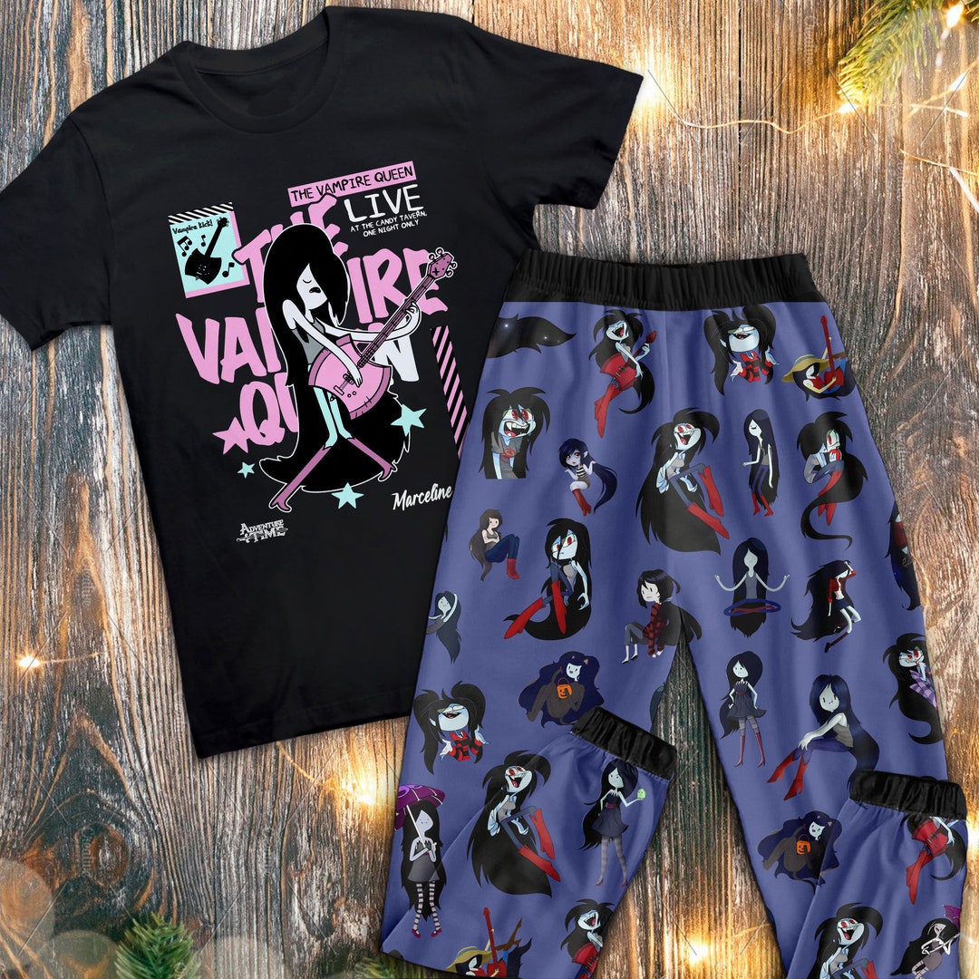 Marcelne the Vampre Queen Pajamas Set Movie Shirt Pajamas - Etsy
