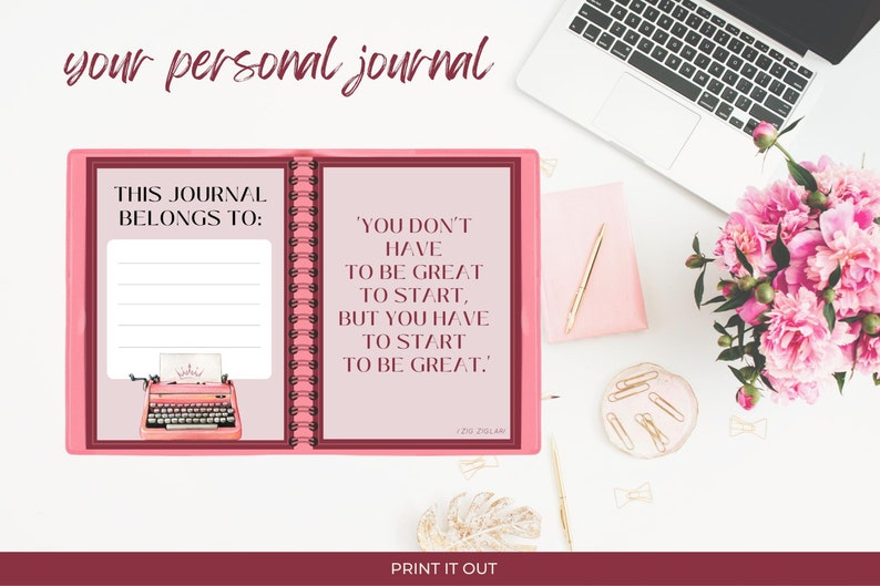Journal of You, Self Care Journal, Notebook Journal for Women, Self ...
