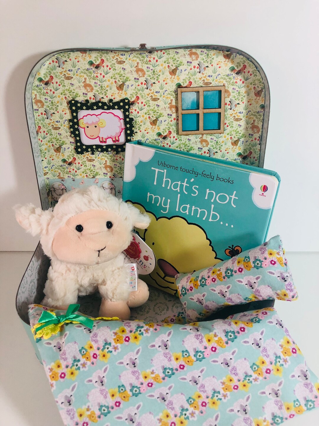 A Cute Woodland Themed Toy Suitcase Containing a Cosy Bedroom for a ...