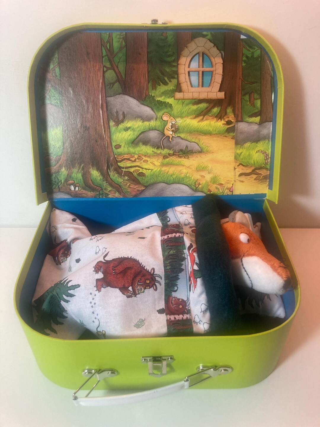 Fox From the Gruffalo in His Cosy Carry Around Bedroom Suitcase ...