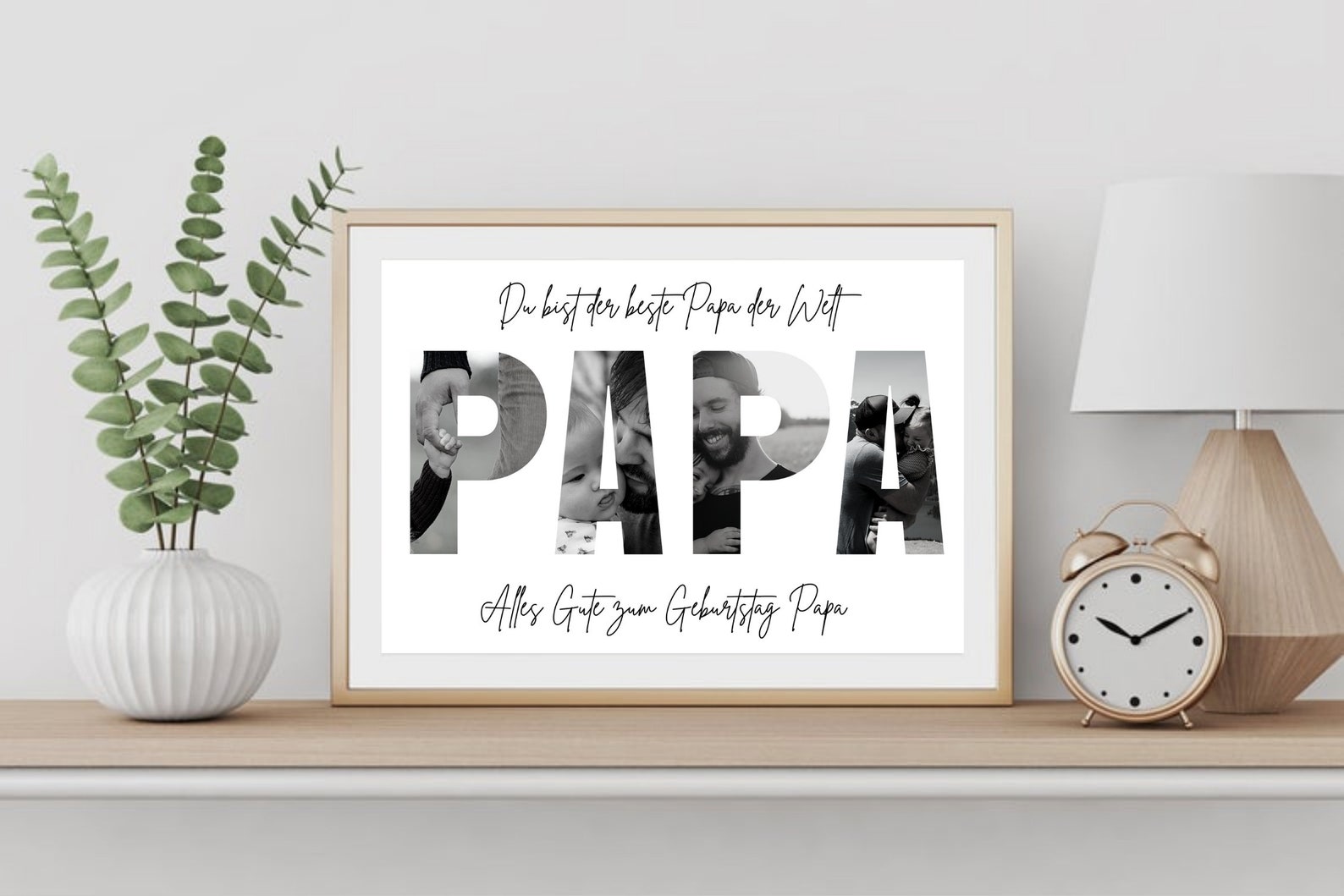 Dad Personalized Father's Day Poster Gift Dad Picture | Etsy