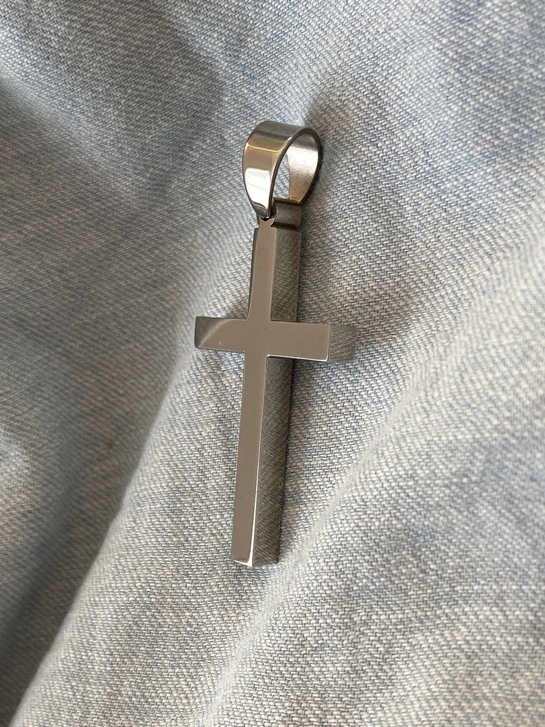 Stainless Steel Cross Pendant modern Plain Cross Pendant plain Cross ...