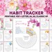 31 Day Habit Tracker Printable, 31 Day Habit Tracker Circle, 4 Week ...