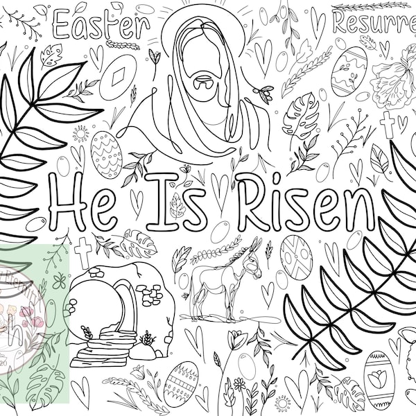 Christian Easter Poster - Etsy