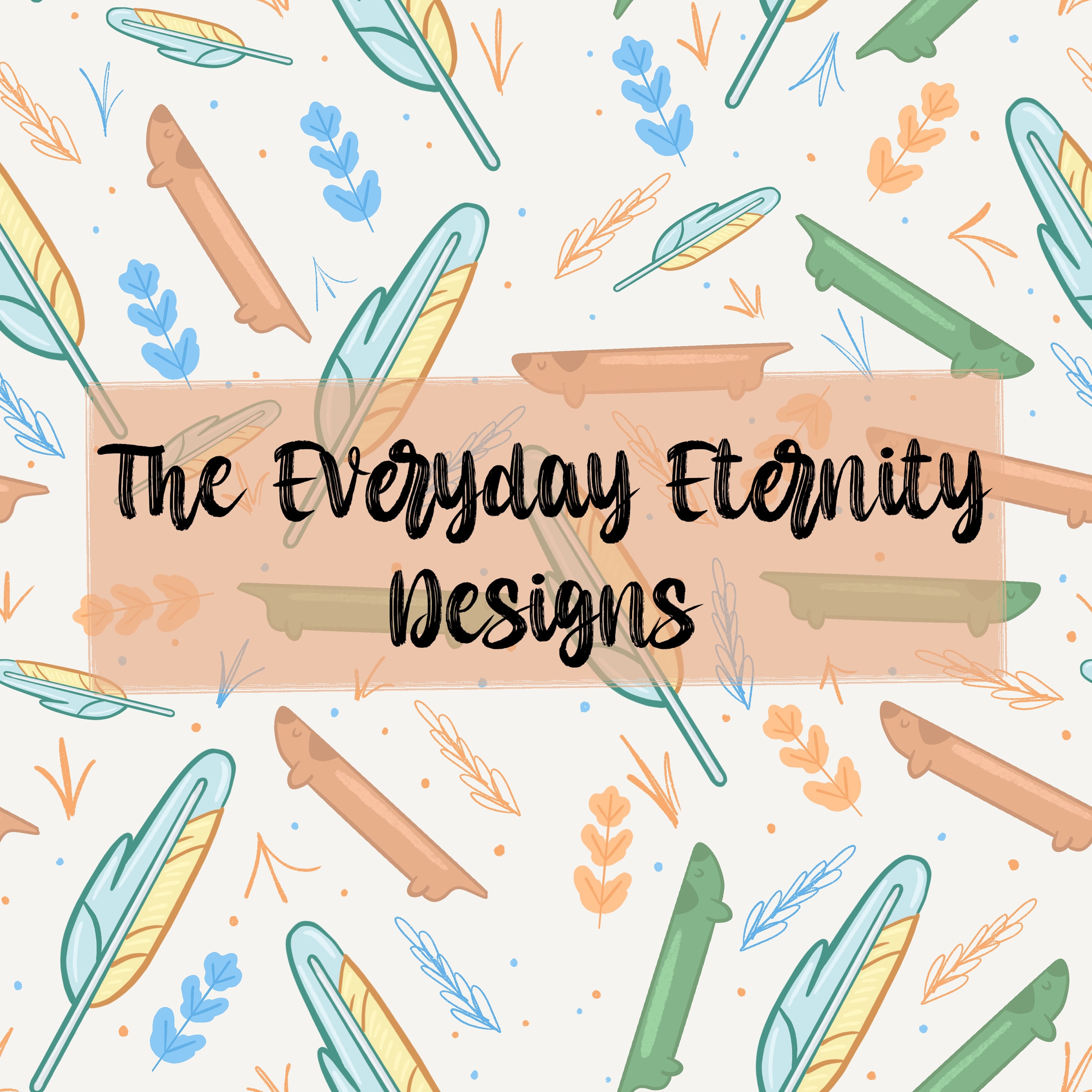 Bluey Inspired Seamless Repeat Pattern - Etsy