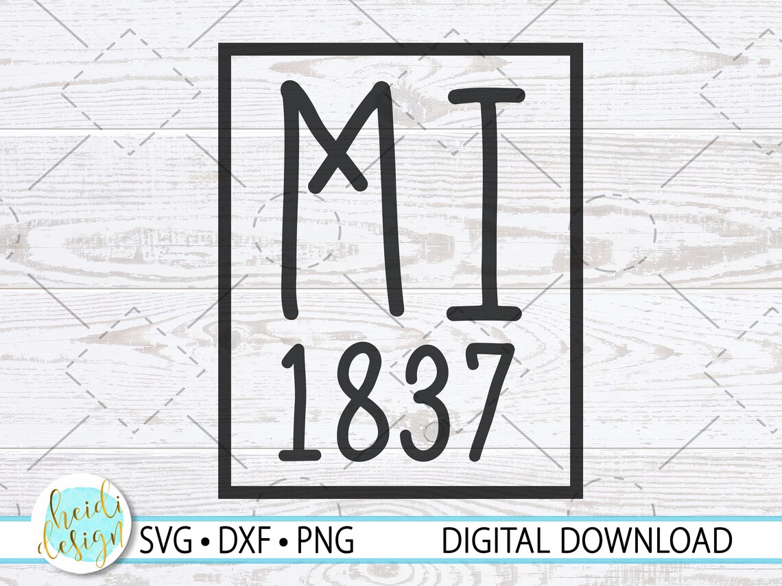 Michigan SVG MI SVG Michigan Svg for Cricut Michigan - Etsy