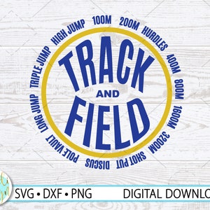 Track and Field SVG, Track and Field SVG for Cricut, Digital Download ...