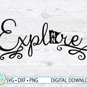 Minnesota Camping SVG, Explore Minnesota SVG, Instant Download ...