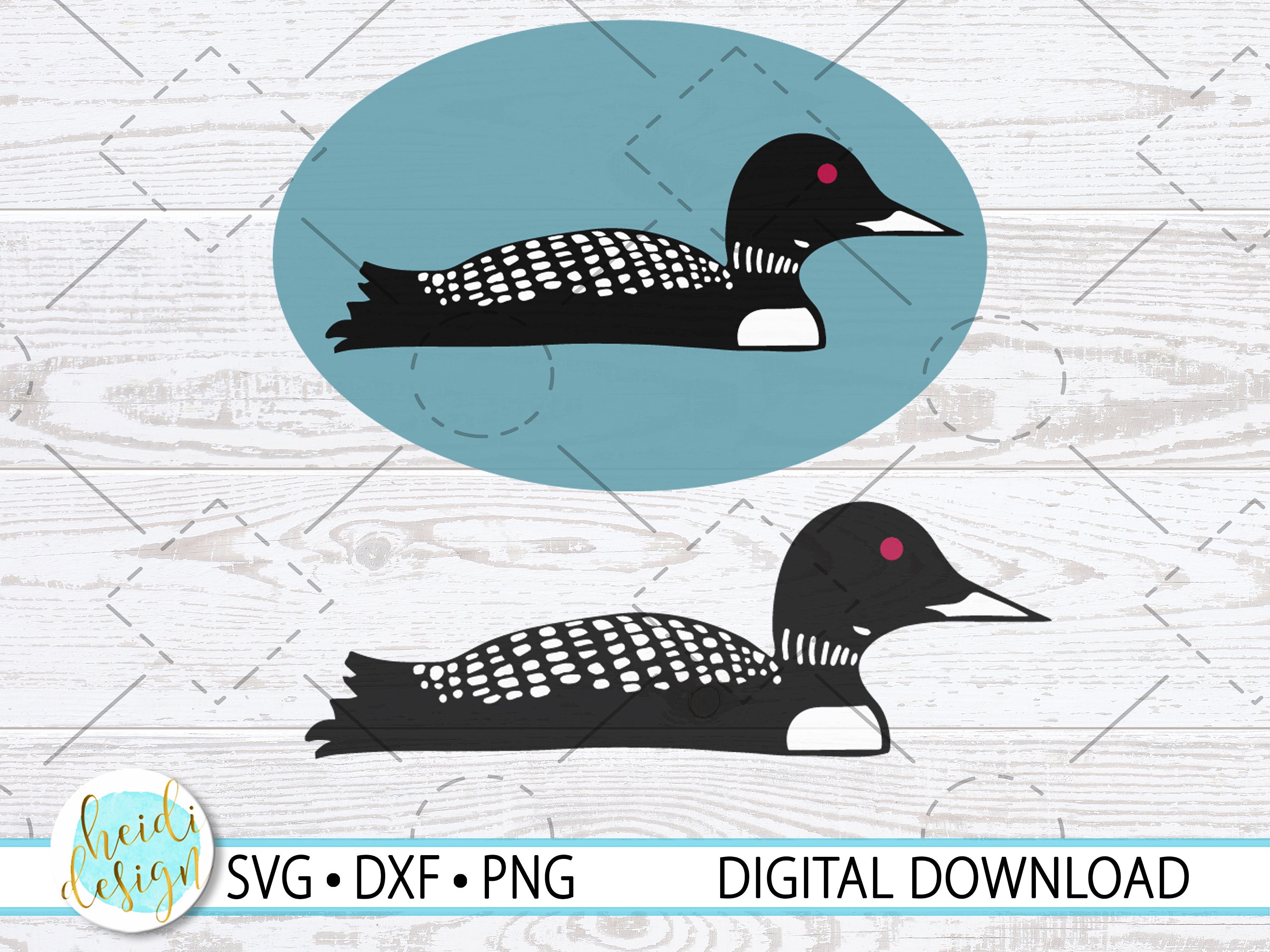 Loon SVG Instant Download Loon Clip Art Lake Life PNG Loon | Etsy Canada