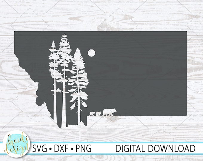 Montana SVG, MT SVG, Montana Svg for Cricut, Montana T-shirt Design ...