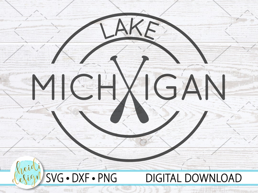Lake Michigan SVG, Lake Michigan Sign, Great Lakes SVG, Michigan PNG ...