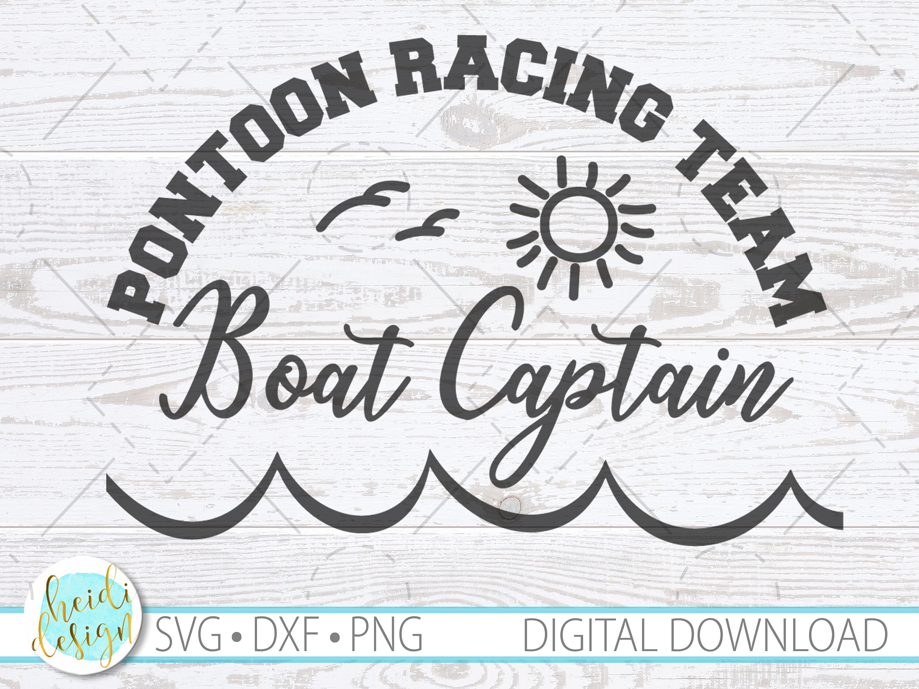 Pontoon Captain SVG File Boat Captain SVG Lake Life Svg - Etsy
