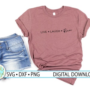 Running SVG, Modern Running SVG, Live Laugh Run, Fitness SVG, Track and ...