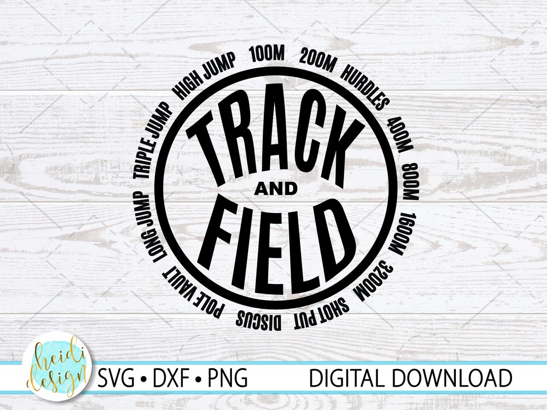 Track and Field SVG, Track and Field SVG for Cricut, Digital Download ...