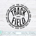 Track and Field SVG, Track and Field SVG for Cricut, Digital Download ...