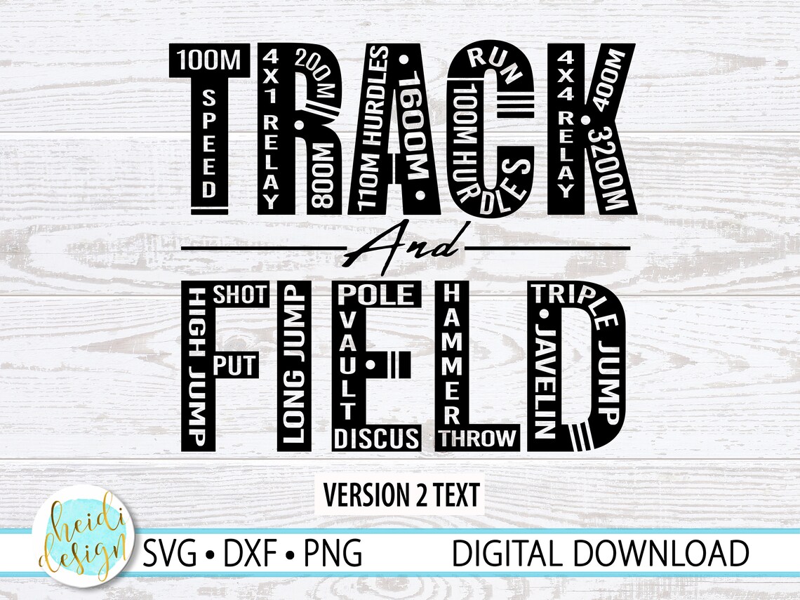 Track and Field SVG Track and Field SVG for Cricut Track and - Etsy UK