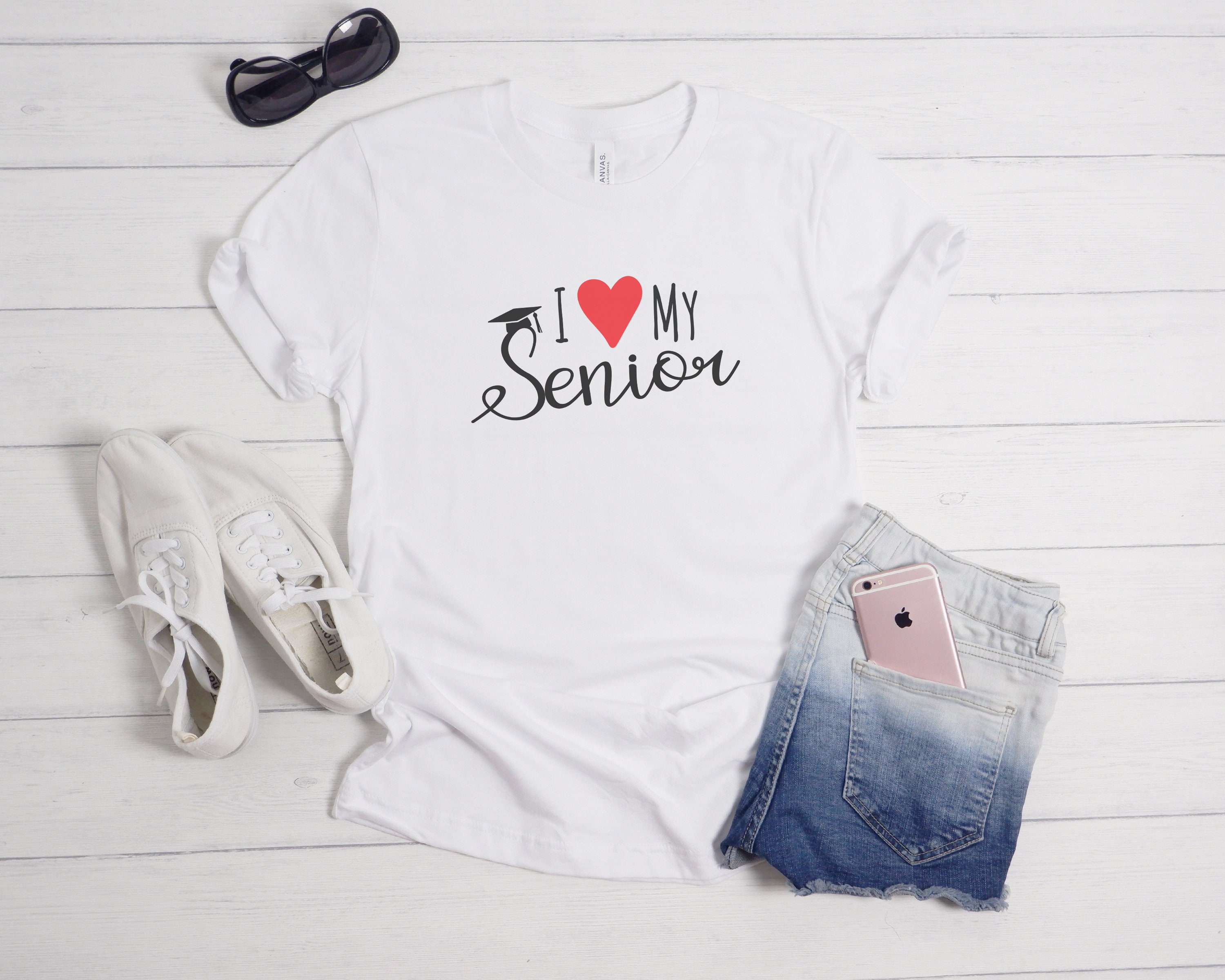 I Love My Senior SVG, Senior Mom SVG, Graduation Heart PNG, Senior Mom ...
