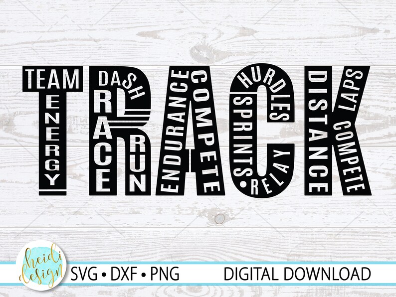 Track and Field SVG Track and Field SVG for Cricut Track and | Etsy