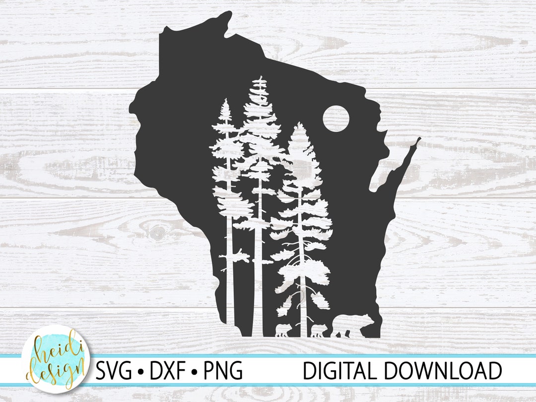 Wisconsin SVG Wisconsin Camping SVG Wisconsin Design for - Etsy