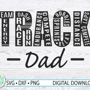 Track Dad SVG, Track SVG for Cricut, Track and Field SVG, Track and ...