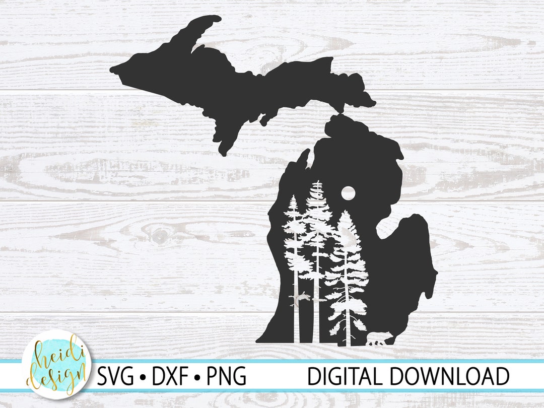 Michigan T-shirt SVG Design, Michigan State SVG, Michigan PNG, Michigan ...