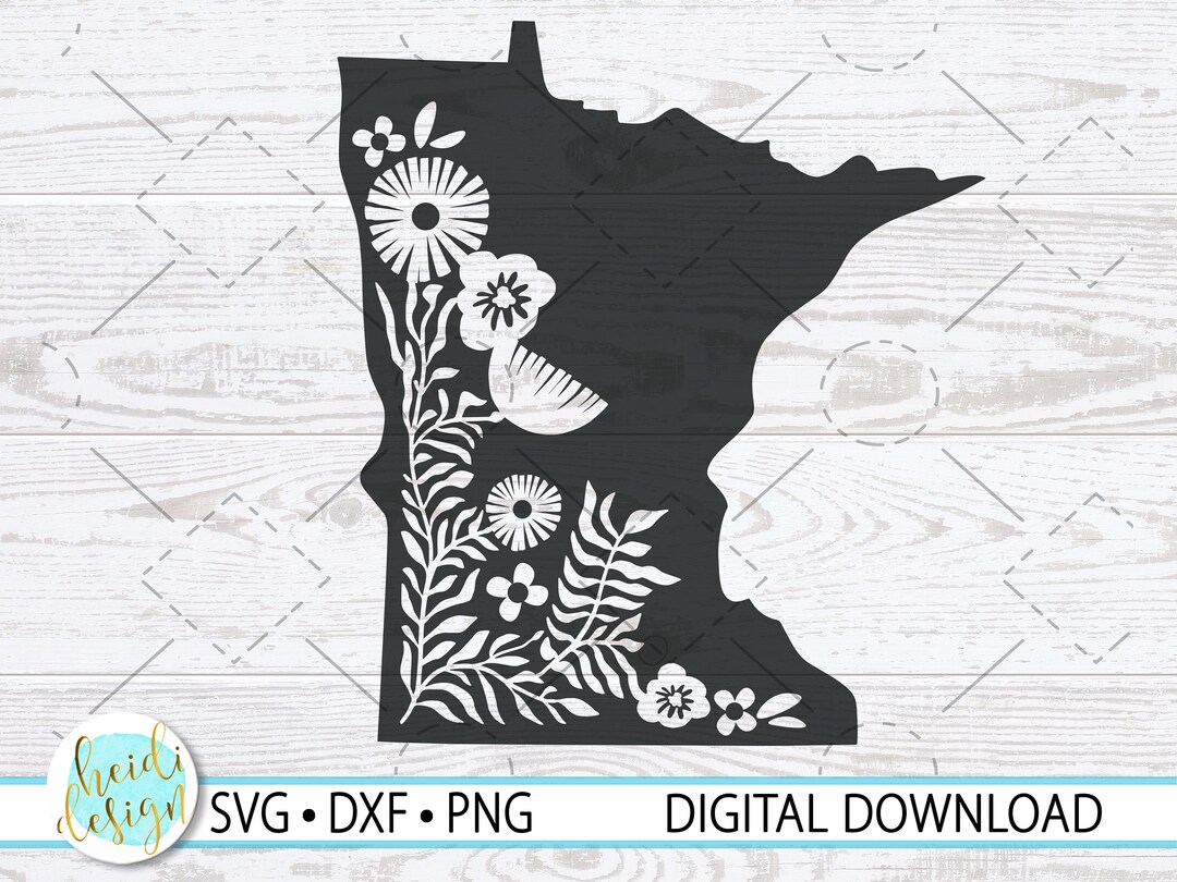Minnesota State SVG, Minnesota Cut File for Cricut, Modern Minnesota ...