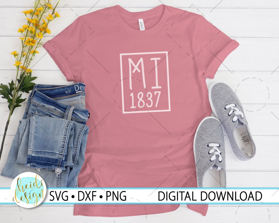 Michigan SVG MI SVG Michigan Svg for Cricut Michigan - Etsy